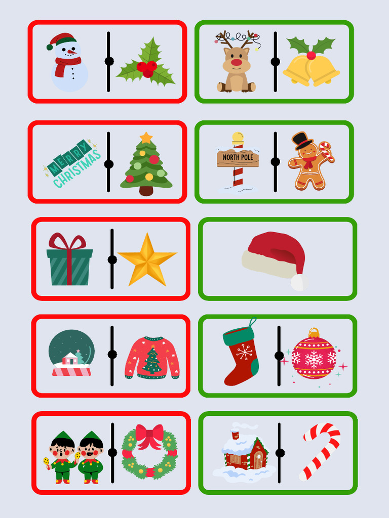 Dominó Navidad Cole | PDF