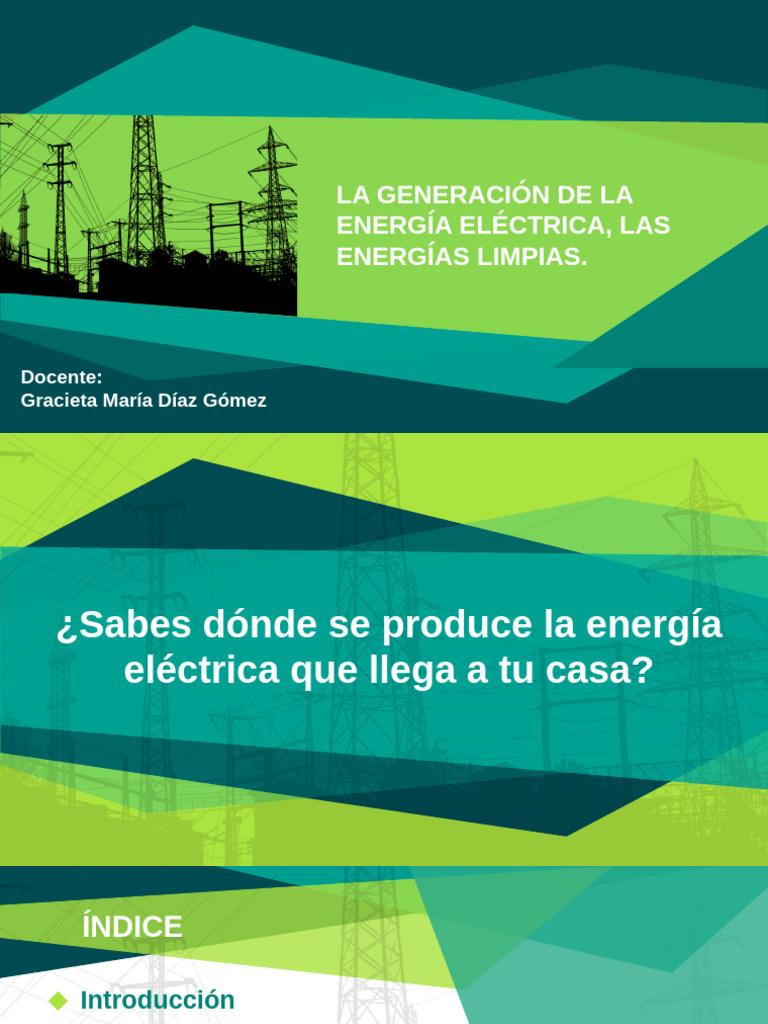 UT0. Centrales Generadoras - Energías Limpias | PDF