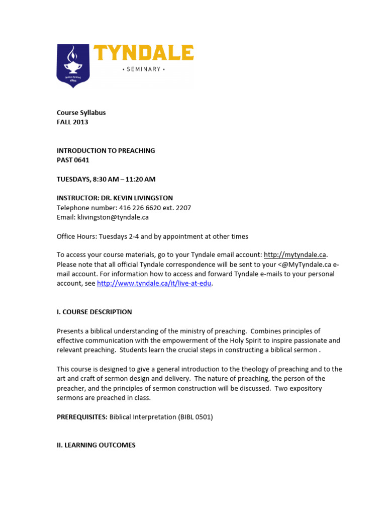 Introduction To Preaching | PDF