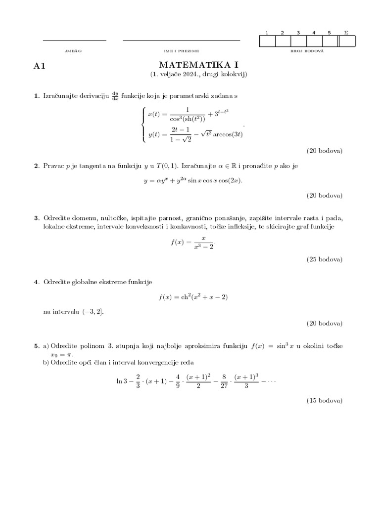 Mat1 Kol2 01 02 2024 | PDF