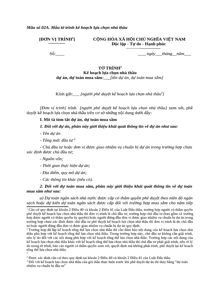 Mẫu số 02A | PDF