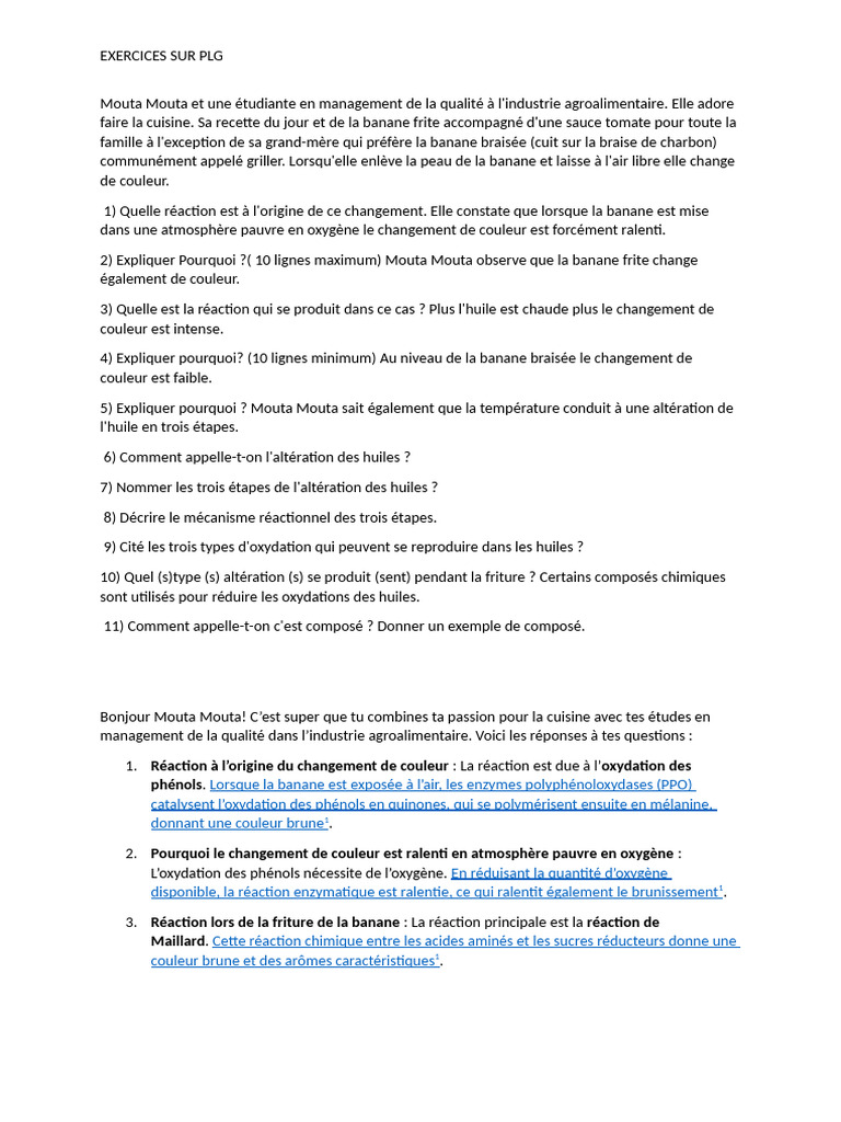 Mouta Mouta Et Une Étudiante en Management de La Qualité À L | PDF