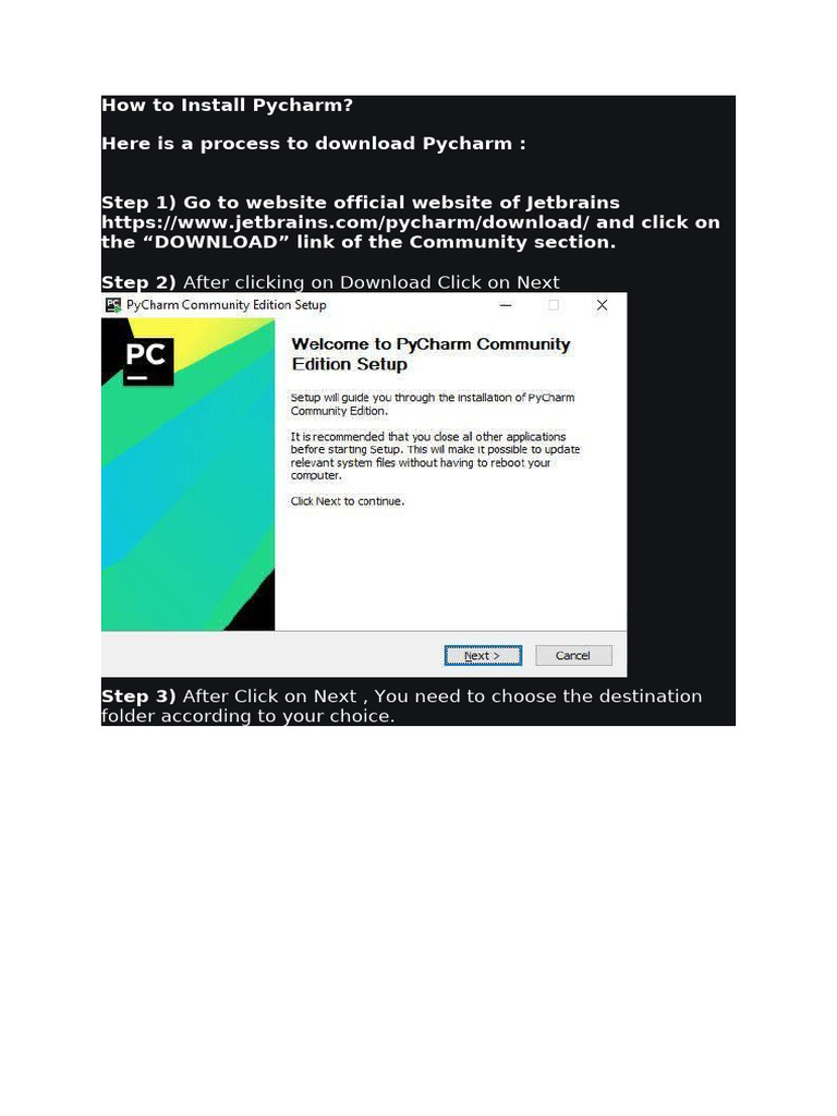 How To Install Pycharm | PDF
