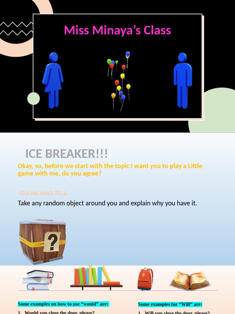 Would and Will For Request | PDF