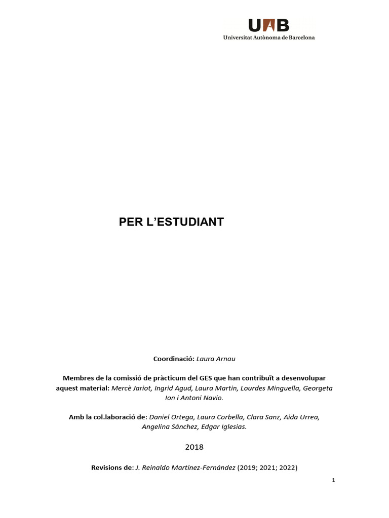 Manual Practicum - I | PDF