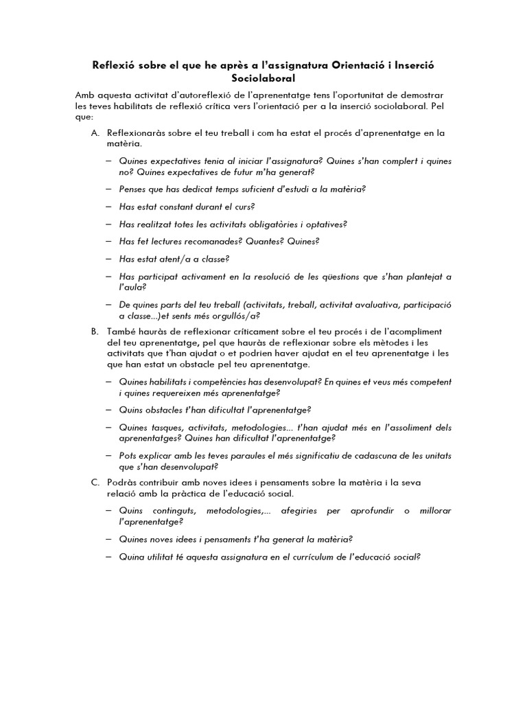 Activitat Avaluació | PDF