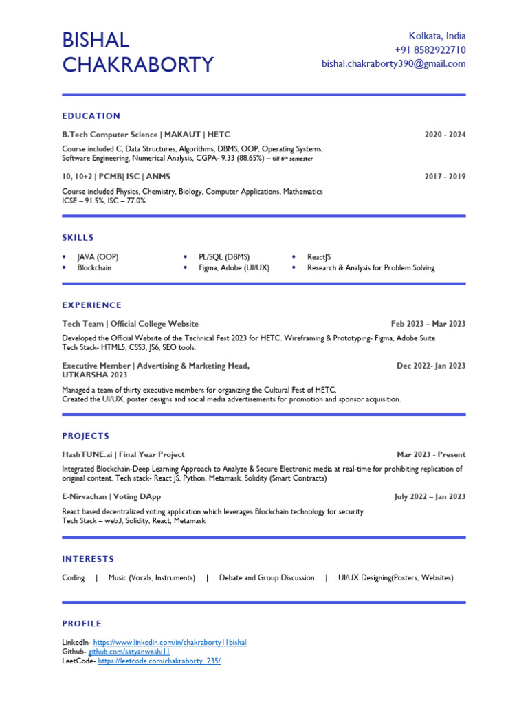 Bishal Resume | PDF