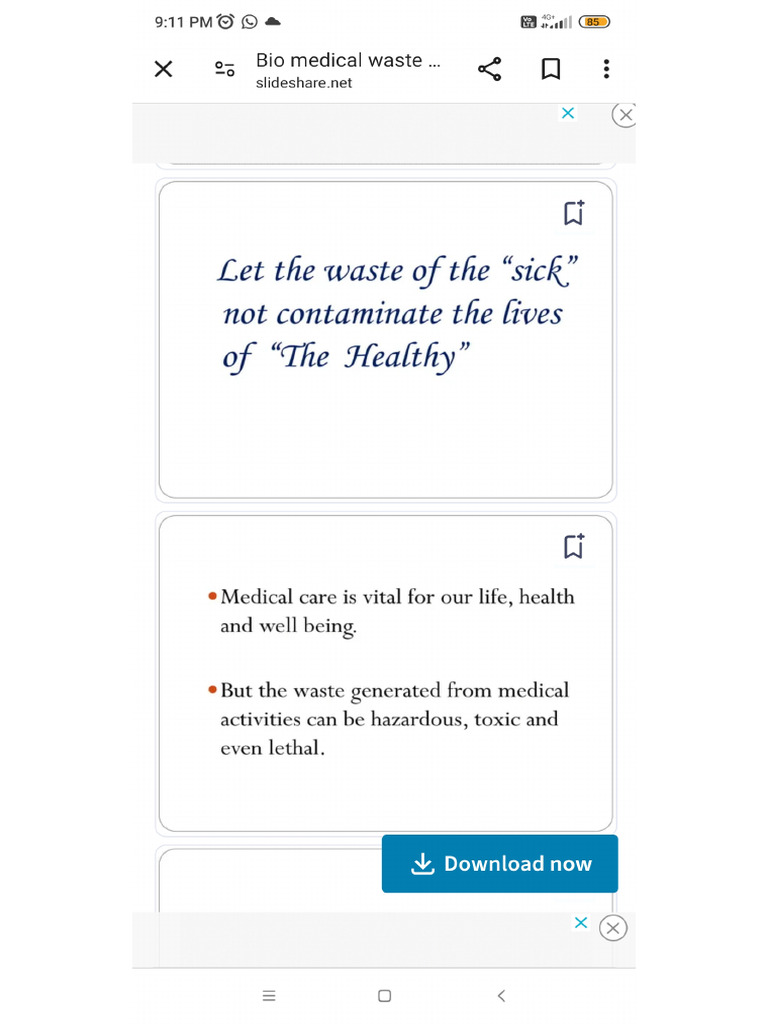 Bio Medical Waste (BMW) | PDF