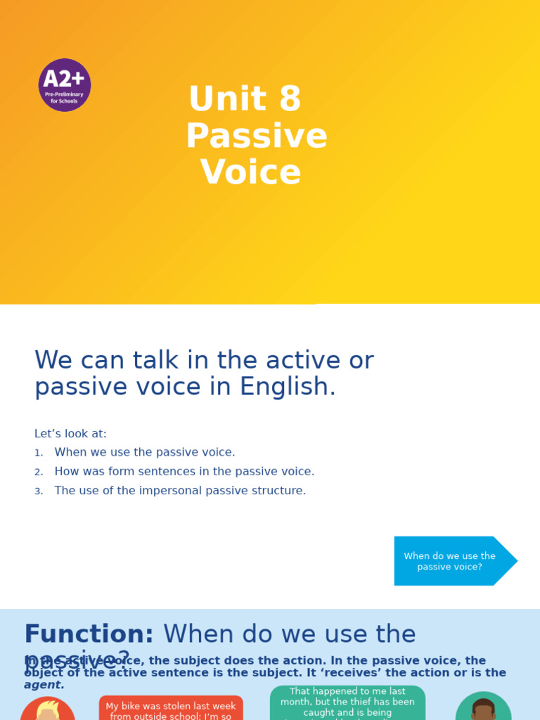 Gold Exp Grammar PPT B1P U8 | PDF | Verb | Subject (Grammar)