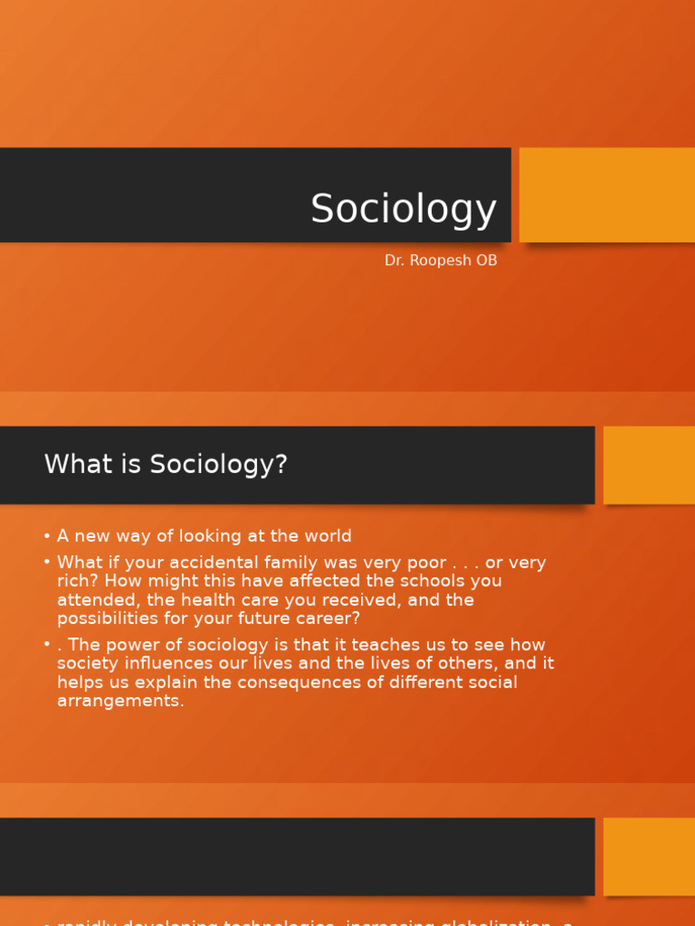 What Is Sociology | PDF