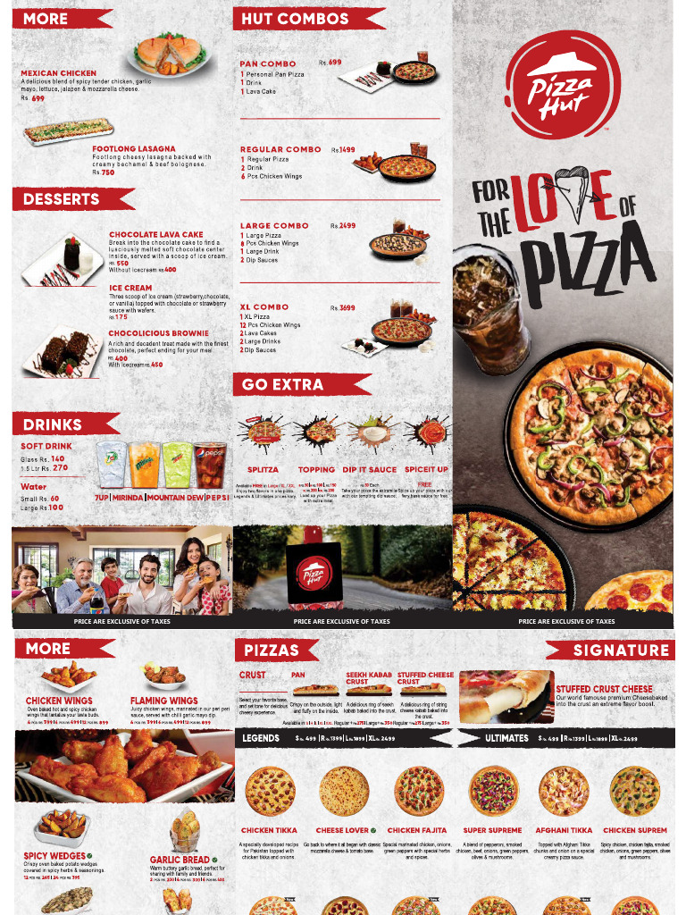 Pizzahut Menu | PDF