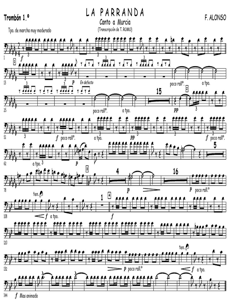 17 LA PARRANDA (Canto A Murcia) T-Trombon 1 | PDF