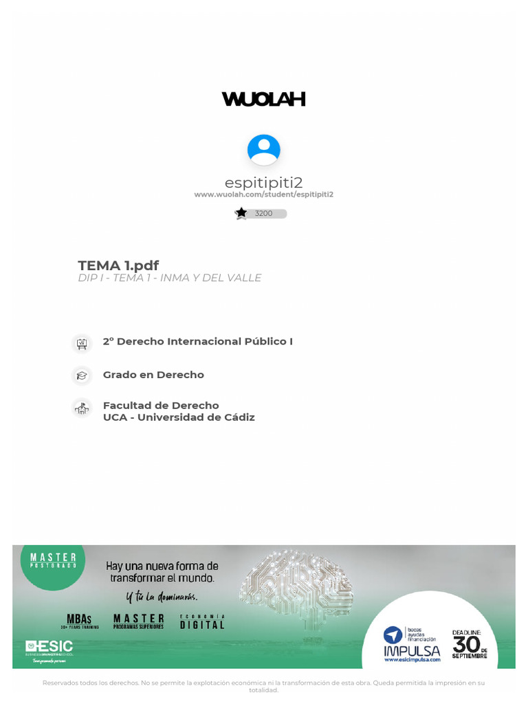 Wuolah Free TEMA 1 | PDF