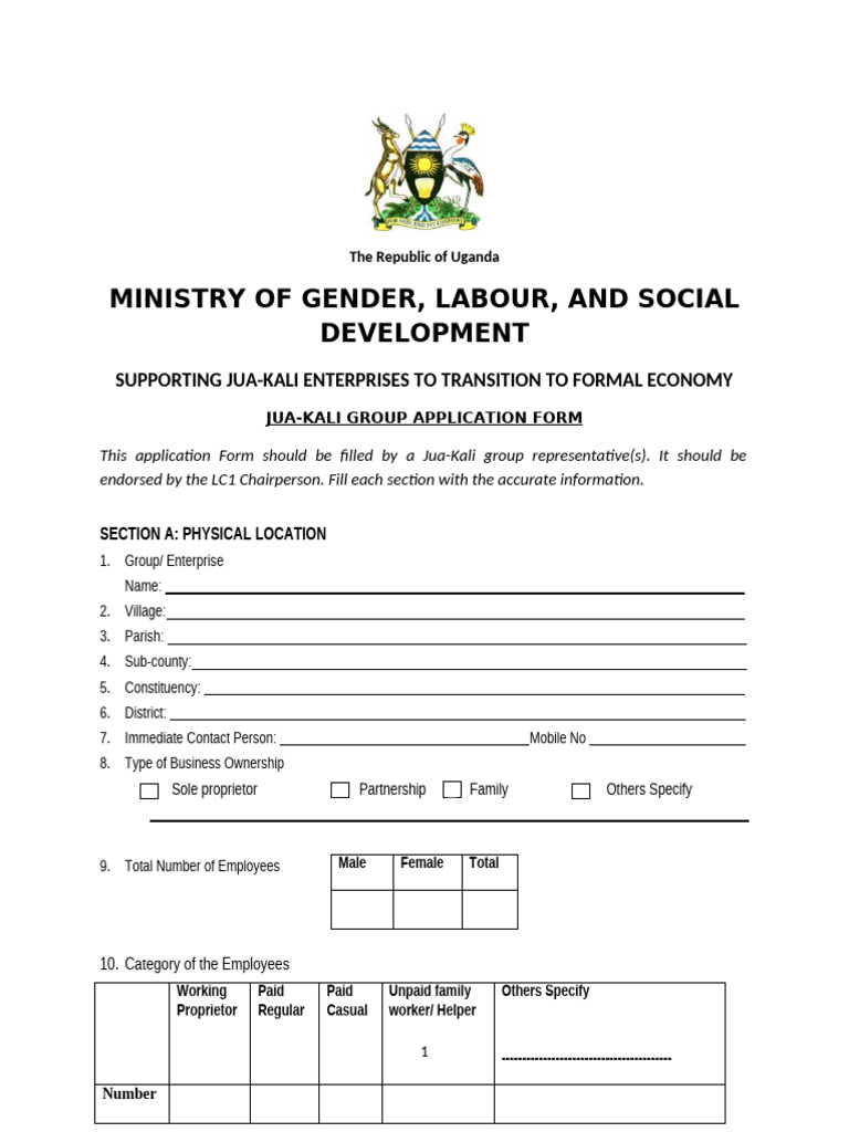 Revised Questionaire - Jua-Kalis (2) - Old Form | PDF