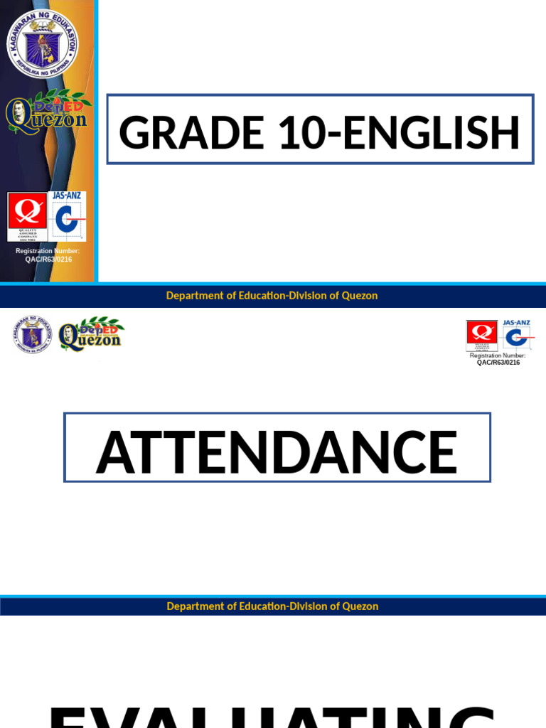 Grade 10 Week 6 7 Evaluating and Making Judgments | PDF