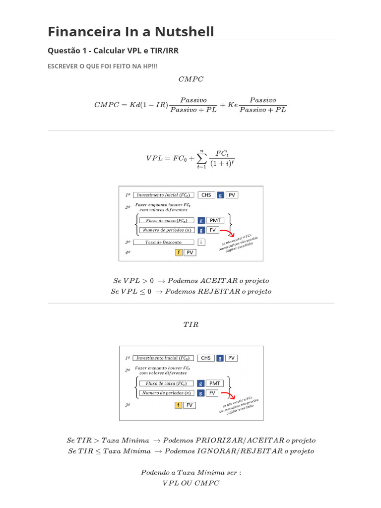 Financeira in A Nutshell | PDF