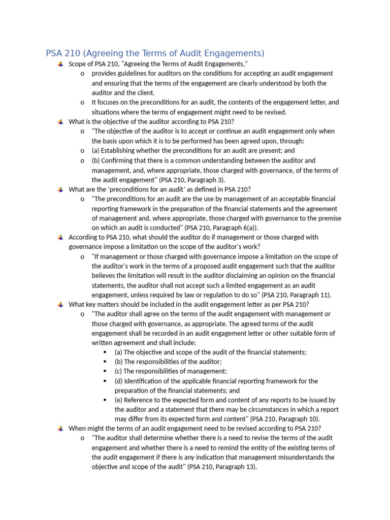 Starting An Audit | PDF