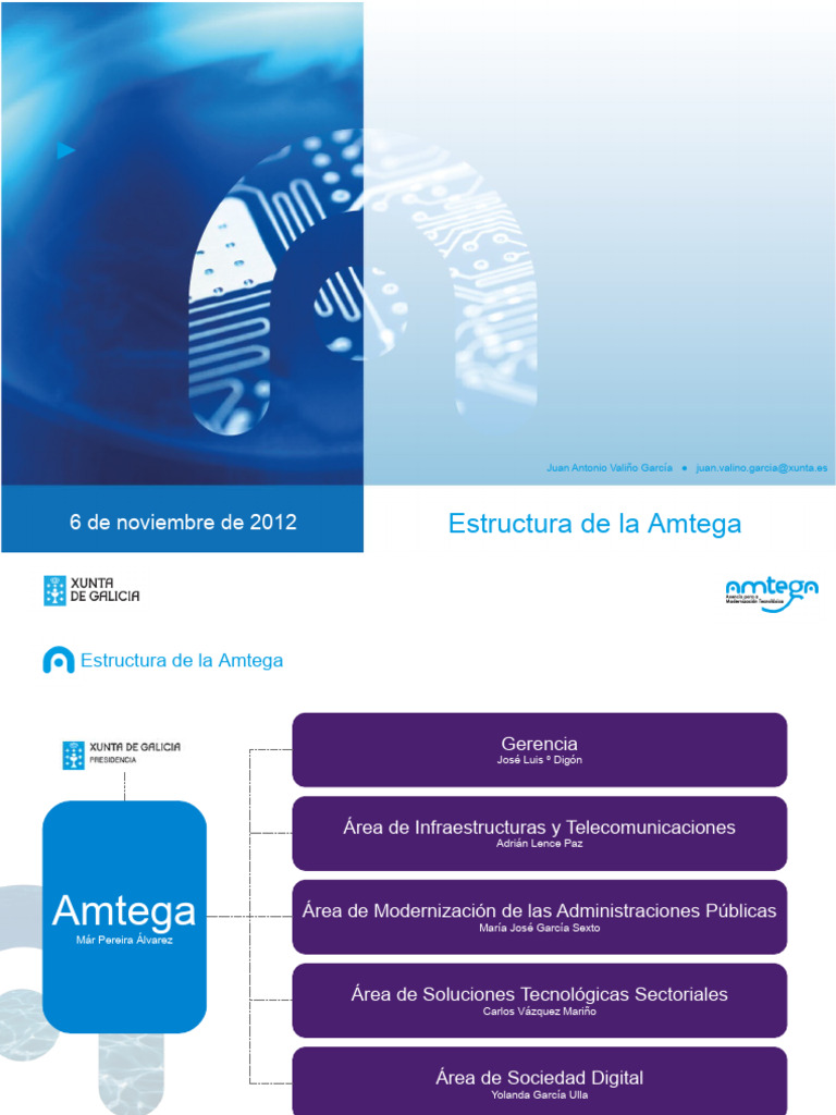 Estrutura Amtega 20121106 | PDF