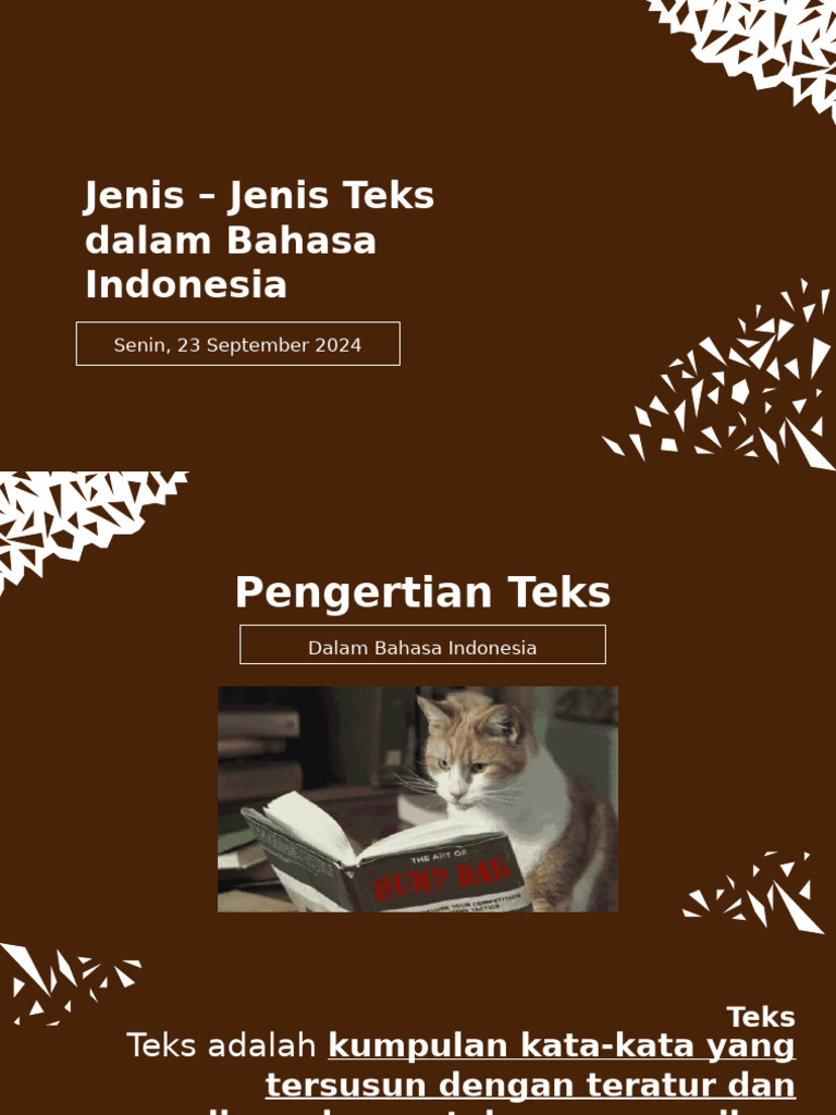 Materi B Indo Kelas 6 Jenis Teks | PDF