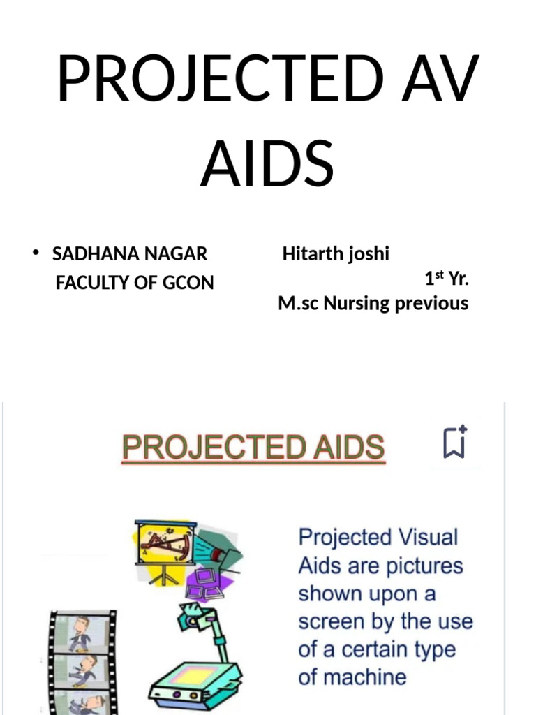 Projected Av Aids | PDF
