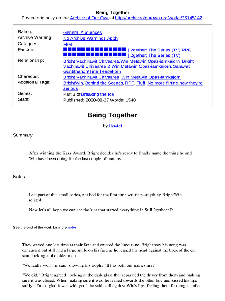 Being Together | PDF