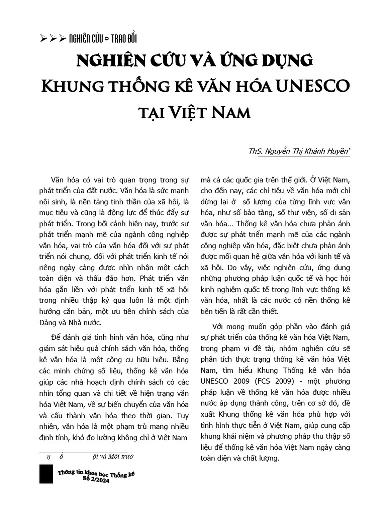 Nghiên C Uvà NGD NG: Khung TH T Ivi T Nam | PDF