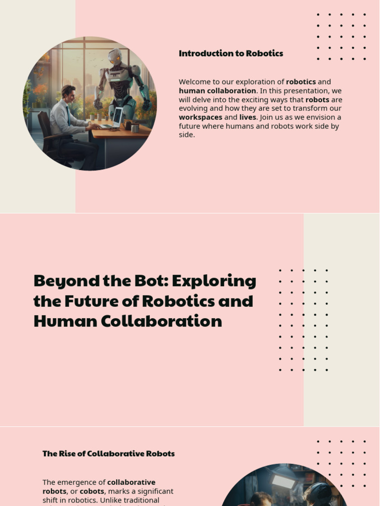 Slidesgo Beyond The Bot Exploring The Future of Robotics and Human ...