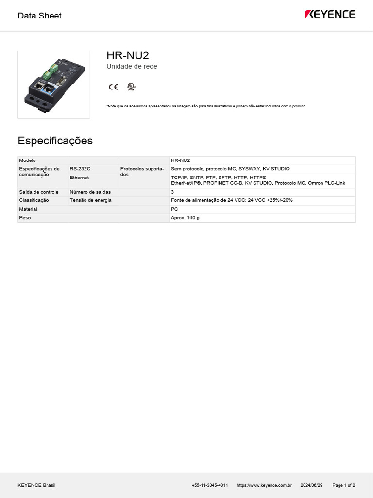 HR-NU2 Datasheet | PDF