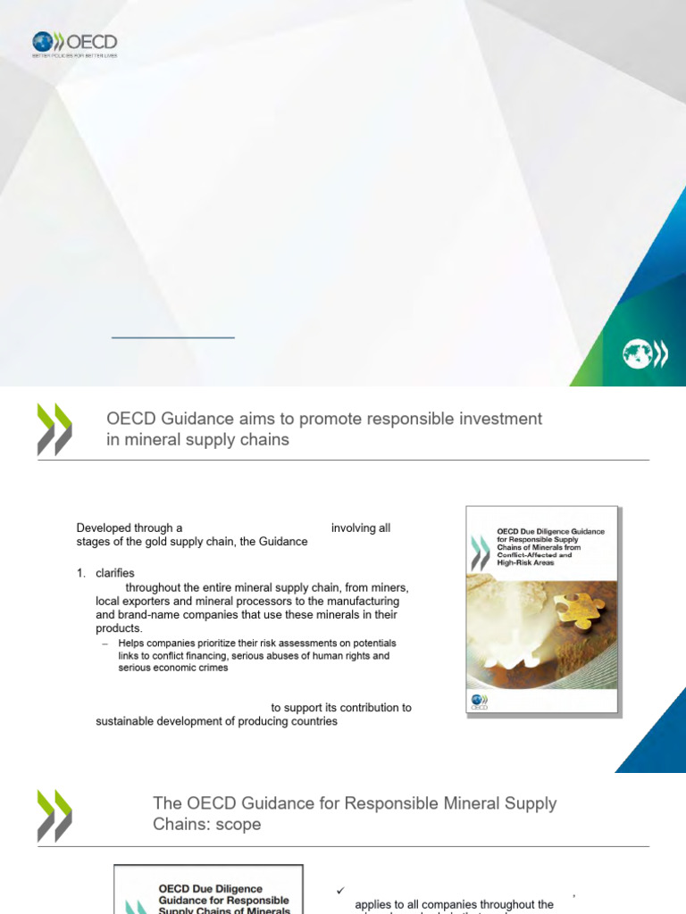 Mineral Supply Chains in The OECD - Louis Marechal, OECD | PDF