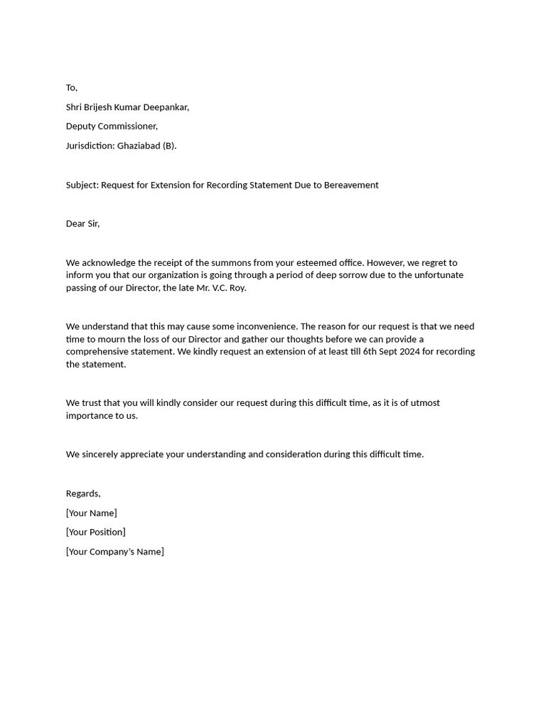 Date Extension | PDF