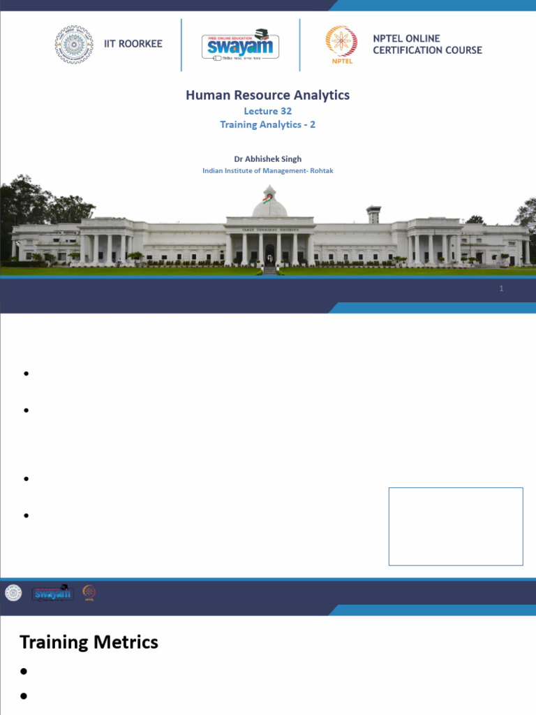 HR Analytics Lec 32 | PDF