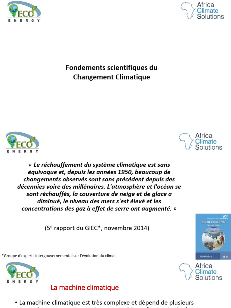 Fondement Changement Climatique | PDF
