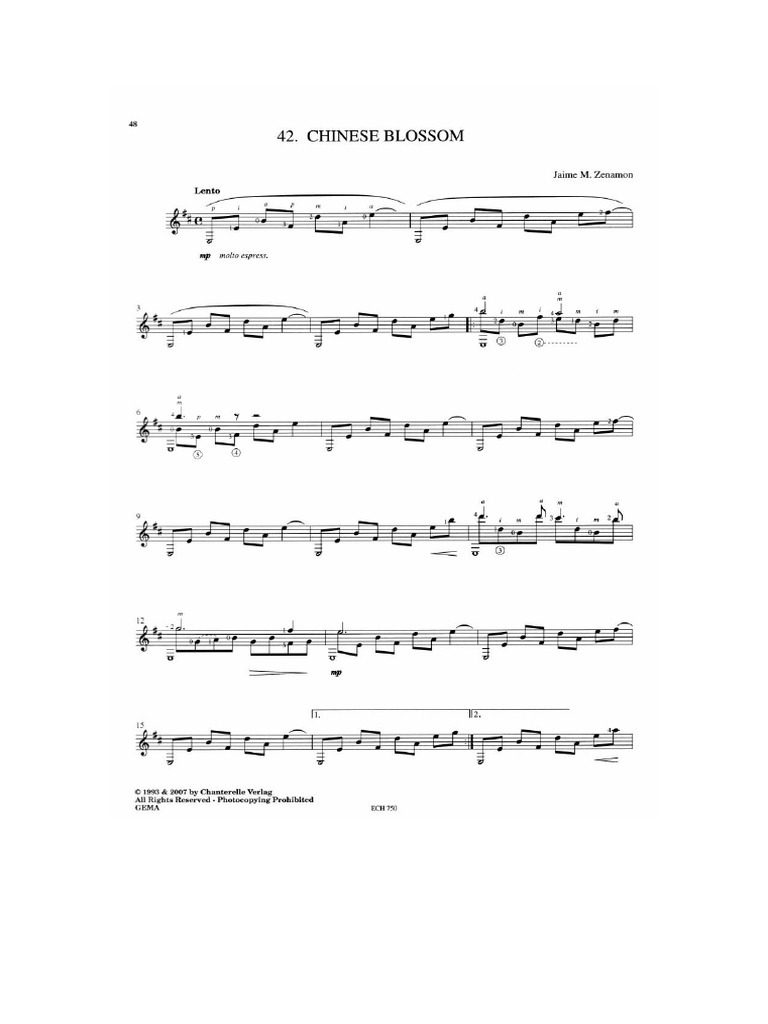 Chinese Blossom | PDF