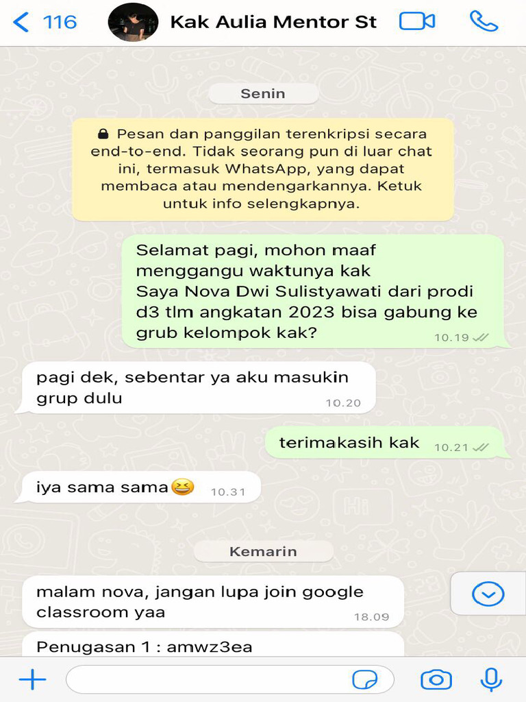 Screenshot Bukti Chat | PDF