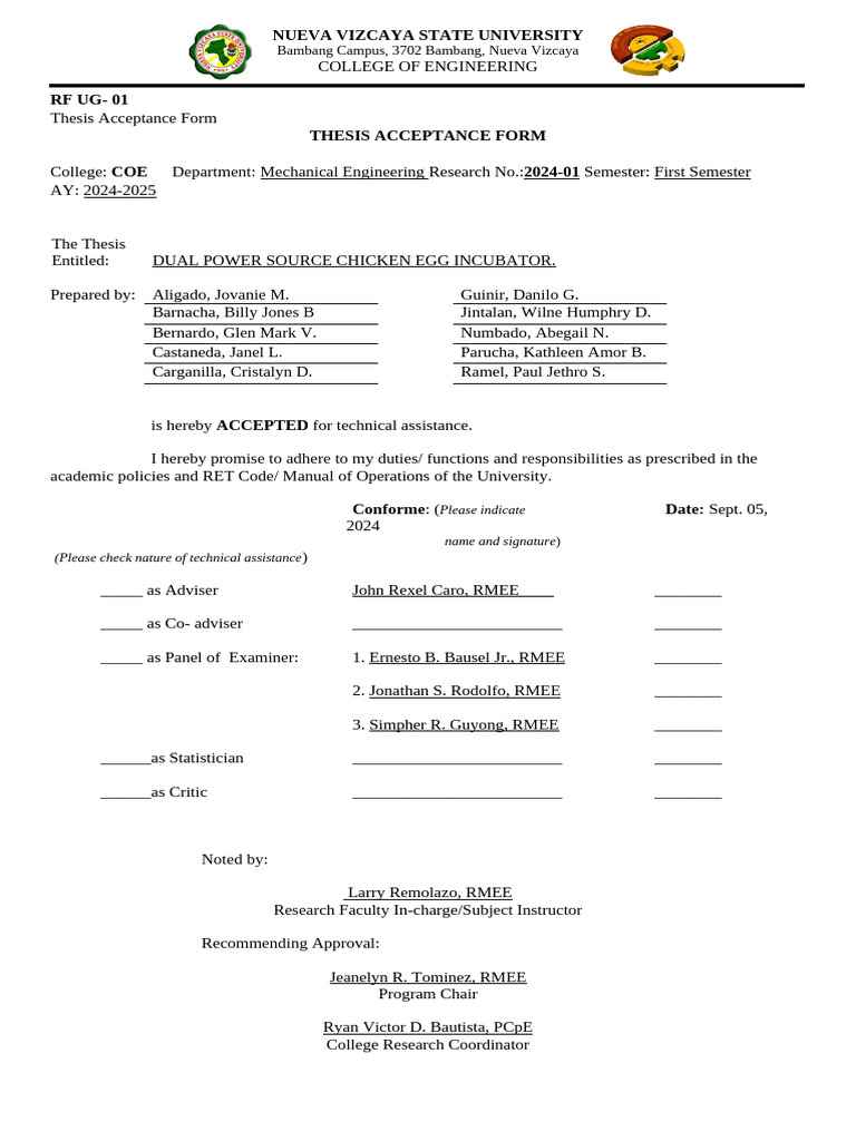 Research Forms Appendices and Templates 1 | PDF