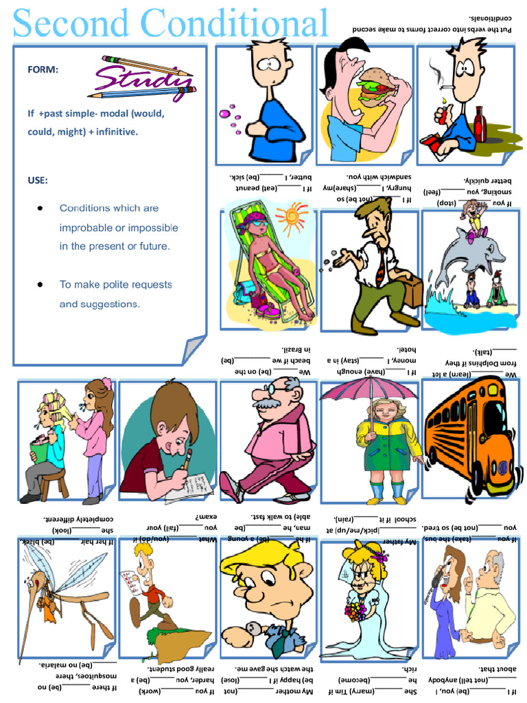 Second Conditional WORKSHEET | PDF