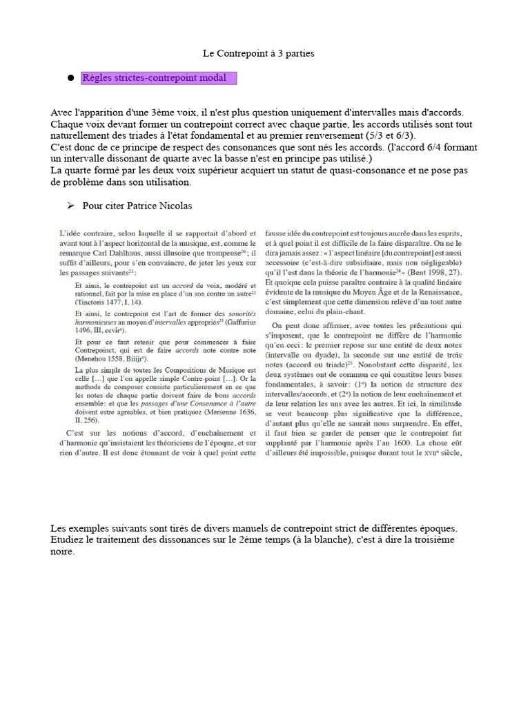Contrepoint À 3 Voix 14 Mai 2024 | PDF