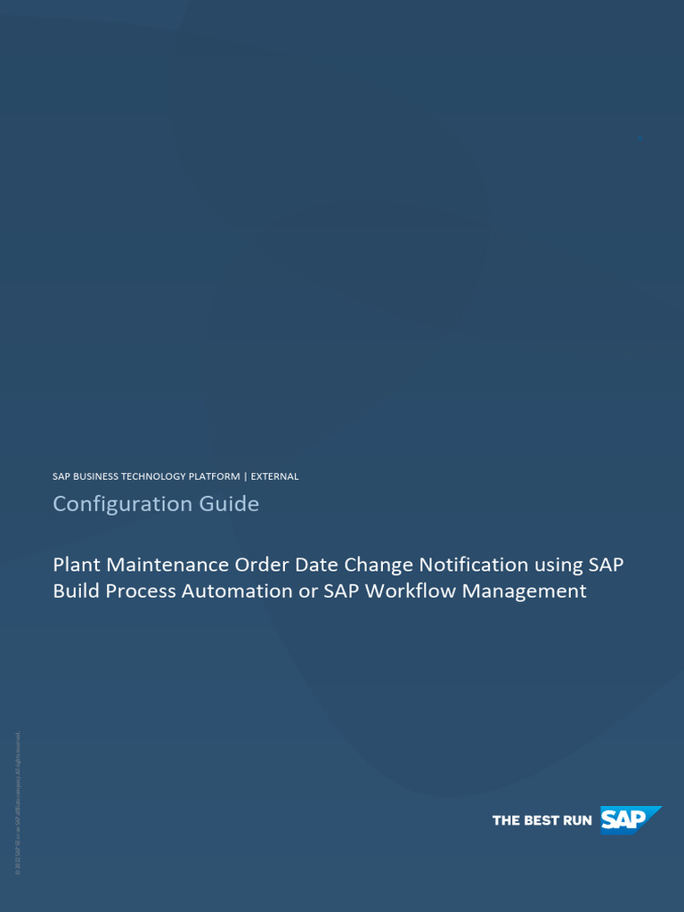 Configuration Guide-Plant Maintenance | PDF