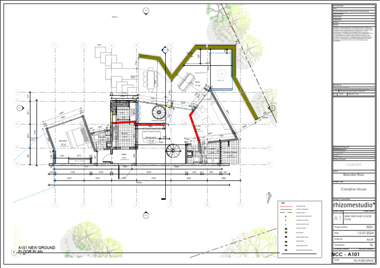 Sheet-NEW GROUND FLOOR PLAN | PDF