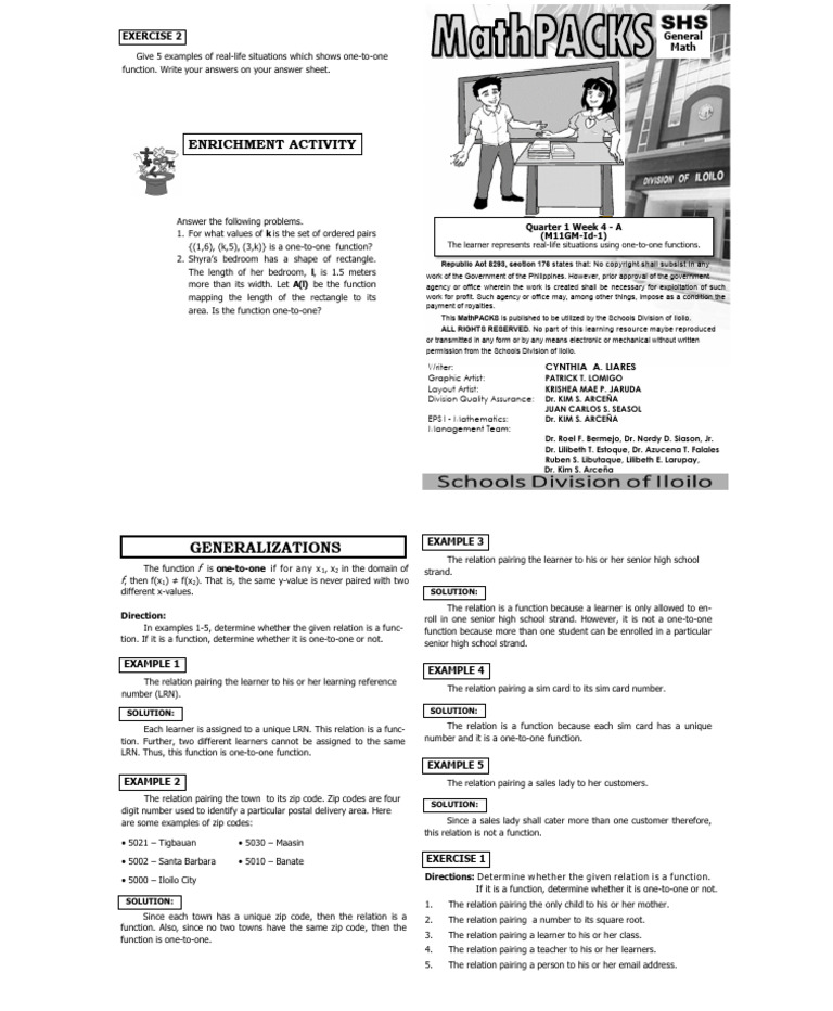 GenMath Q1 - W4 A | PDF