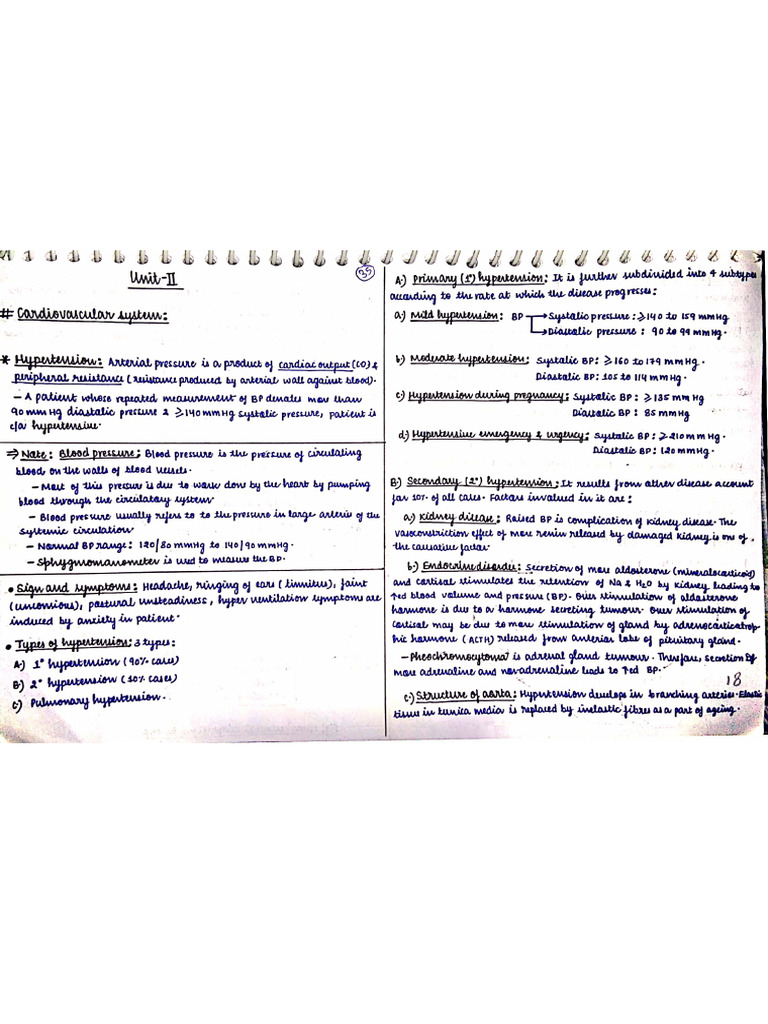 Unit-2, Pathophysiology, SEM-2 | PDF