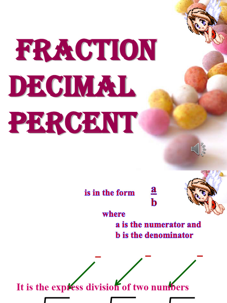 G6 Q1 Fraction Decimal - Percent | PDF | Lexicology | Mathematical Notation