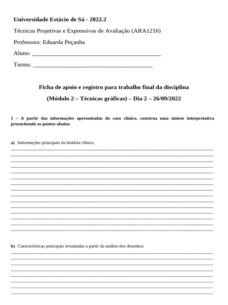 Ficha M Dulo 2 Dia 2 T Cnicas GR Ficas | PDF