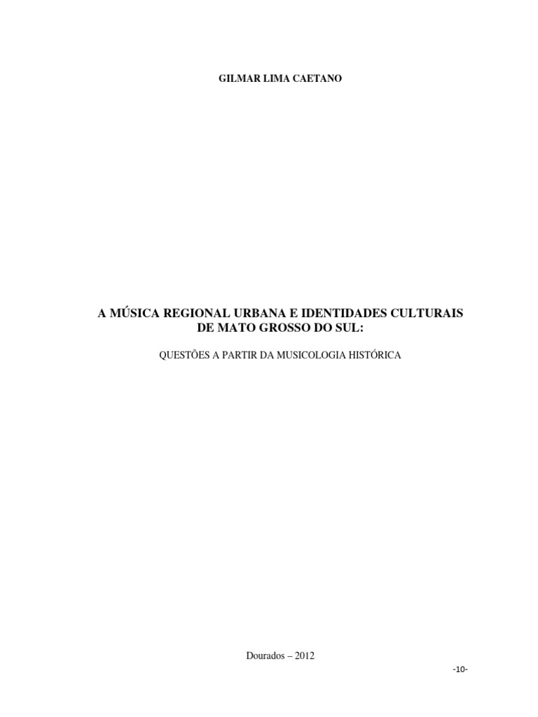 Gilmar-Lima-Caetano PDF Música em MS | PDF