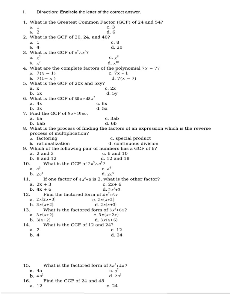 Math Exam | PDF