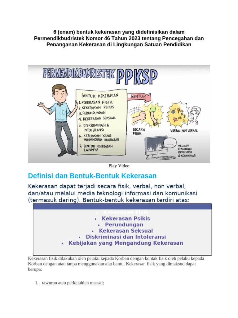 Konsep Perundungan | PDF