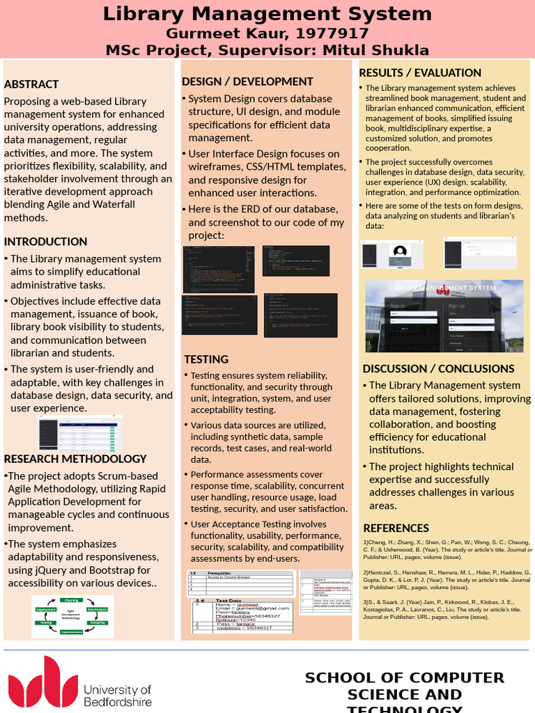 Poster A1 Portrait - LMS | PDF