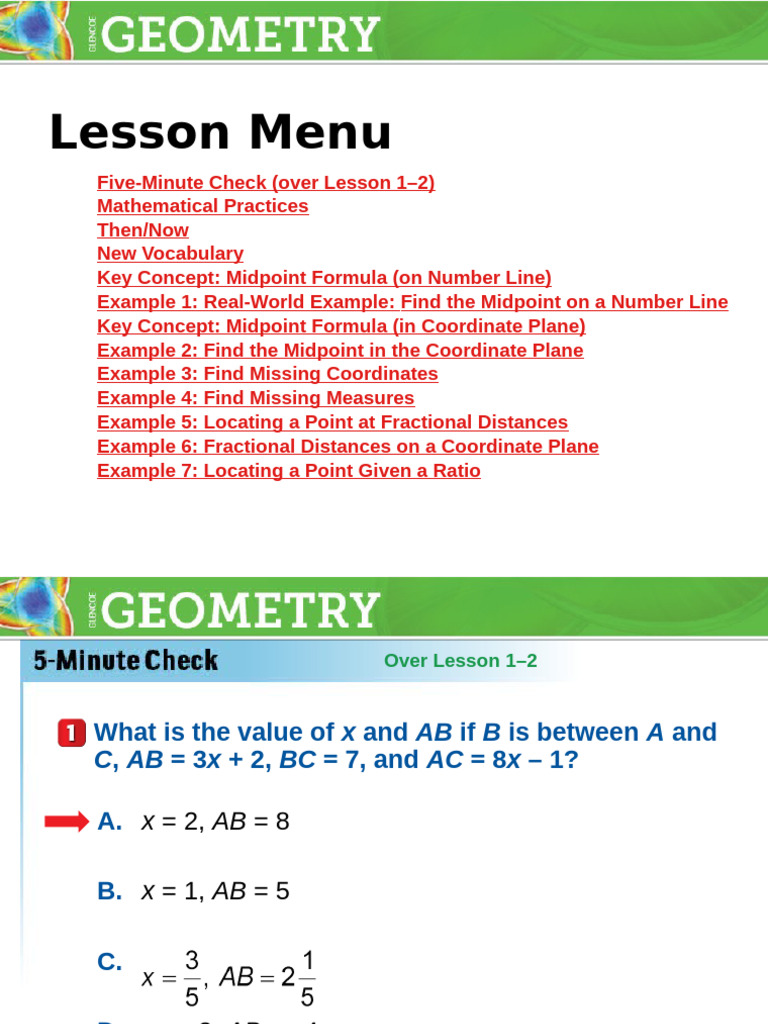 2023-2024 G10 Chapter 1 Lesson 3 Presentation 3 | PDF