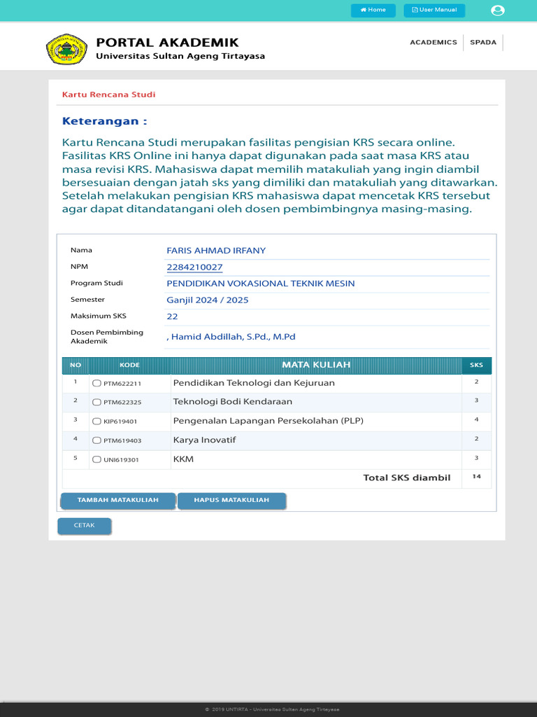 Portal Akademik | PDF