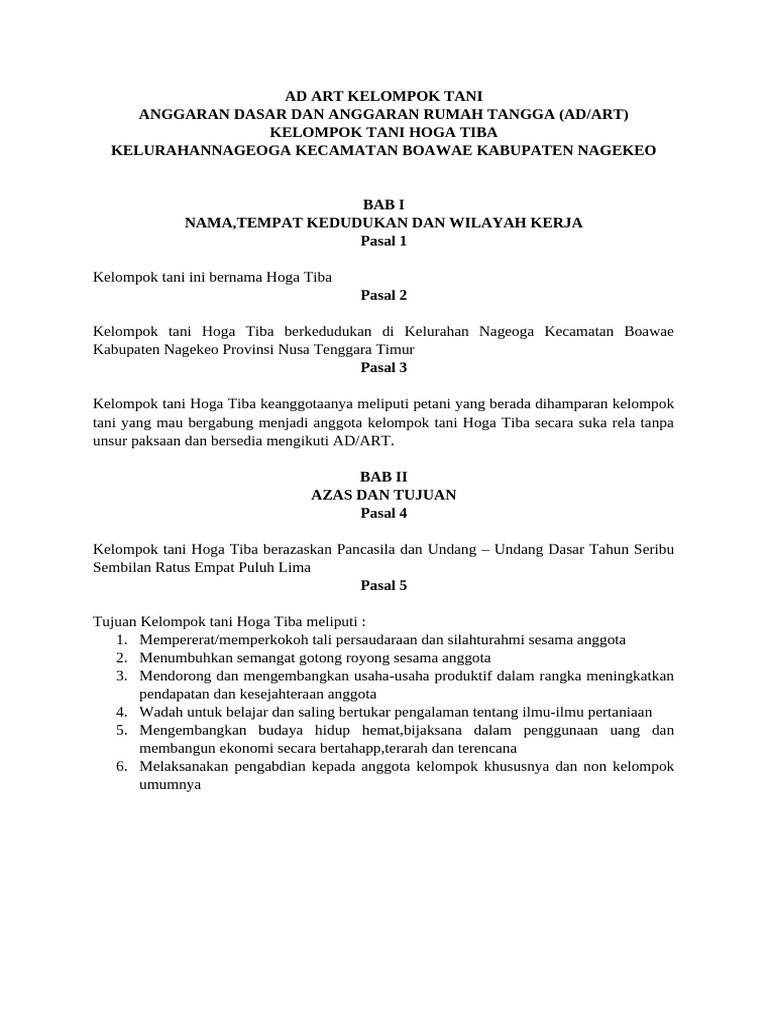 AD ART Hoga Tiba | PDF